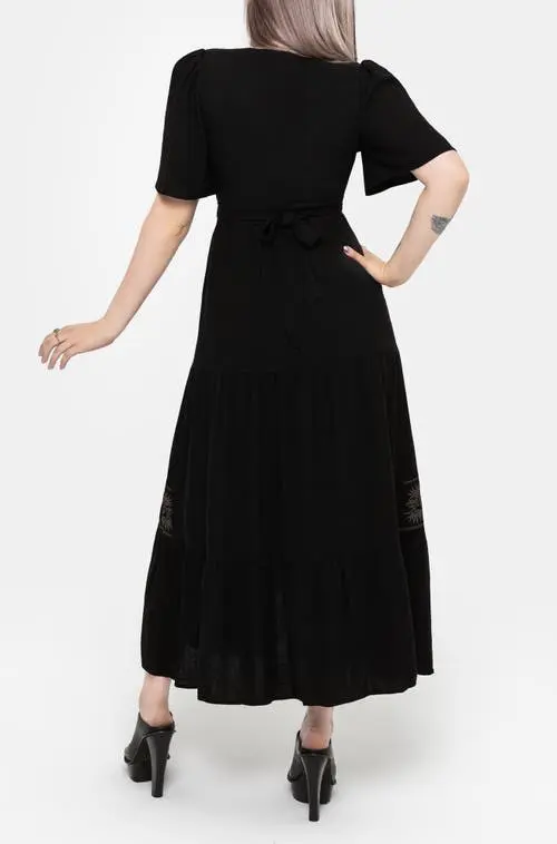 DISTURBIA Dionaea Tiered Maxi Dress