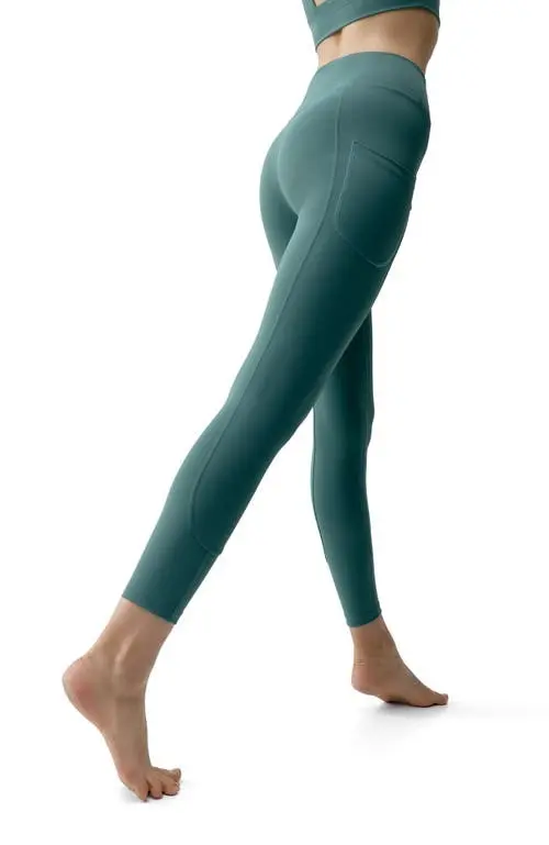 BORN LIVING YOGA Ariadna Performance Full-length Sports Legging - Cucumber