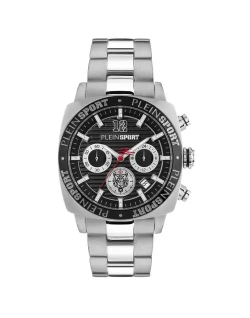 PLEIN SPORT Wildcat Chronograph Stainless Steel Watch - Silver