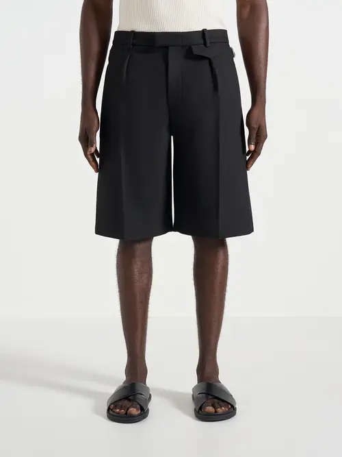 Manière De Voir Auguste Tailored Bermuda Shorts - Black