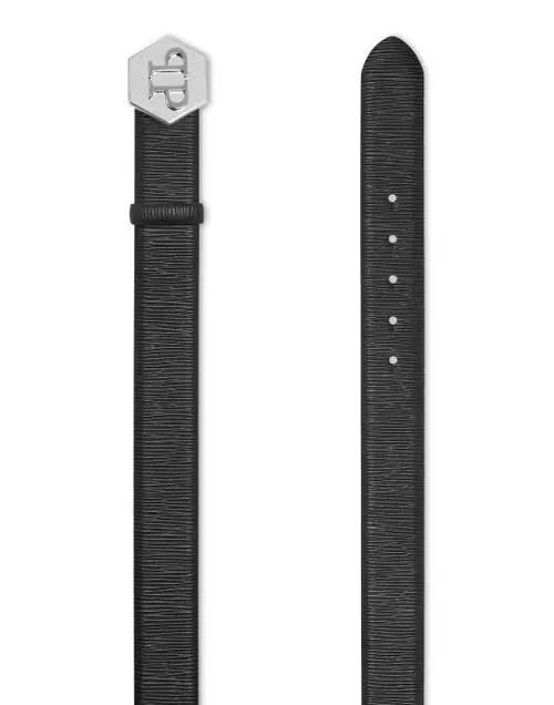 Philipp Plein Hexagon Buckle Belt