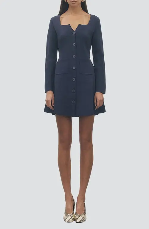 MAUDE CLUB Zenith Long Sleeve Minidress