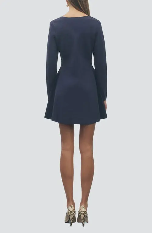 MAUDE CLUB Zenith Long Sleeve Minidress