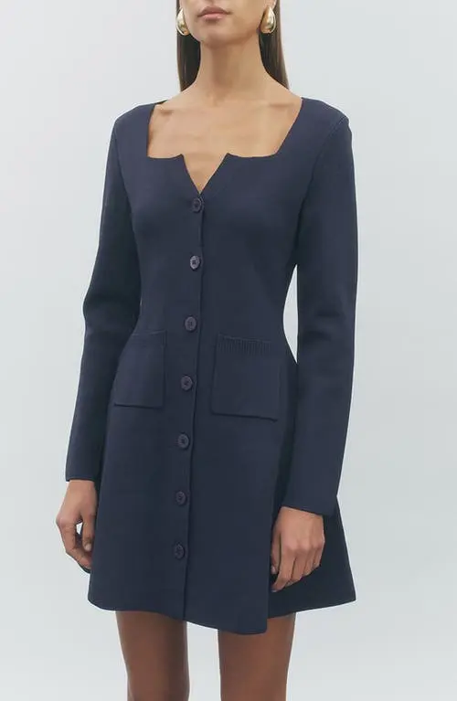 MAUDE CLUB Zenith Long Sleeve Minidress
