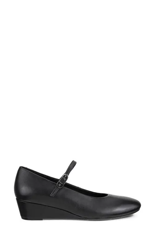 Ecco Elevate Leather Wedge Mary Jane