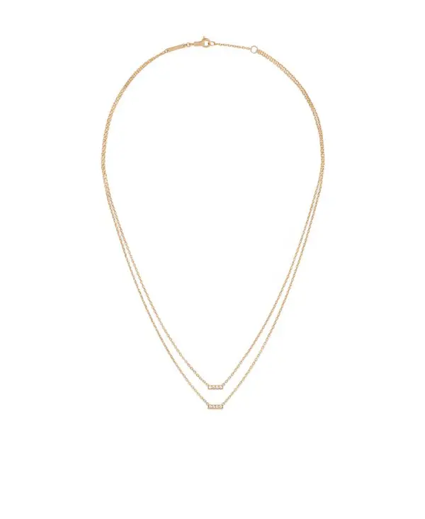 Celine Line Double Necklace
