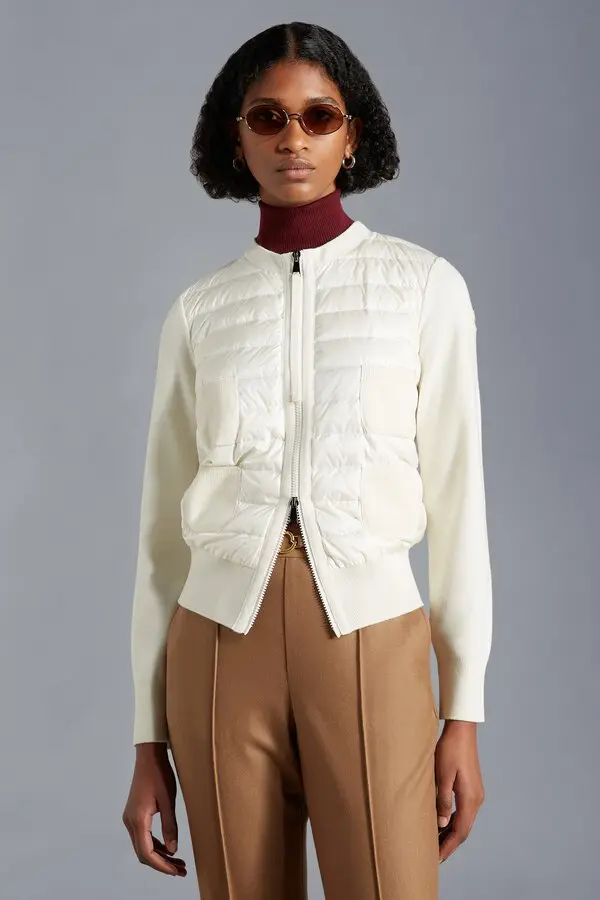 Moncler Padded Wool Cardigan