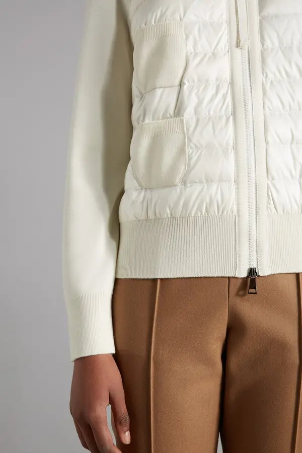 Moncler Padded Wool Cardigan