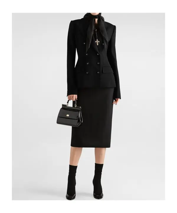 Dolce & Gabbana High Waist Midi Skirt