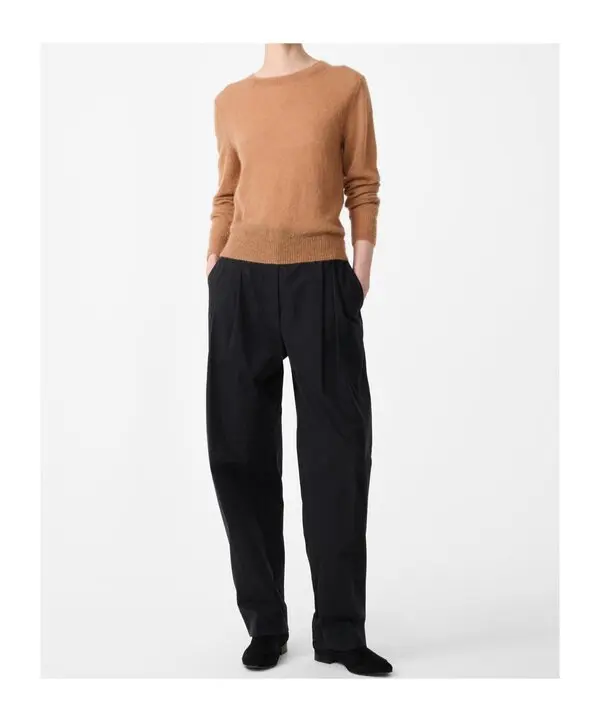 Studio Nicholson Long Sleeve Ribbed Knit Pullover