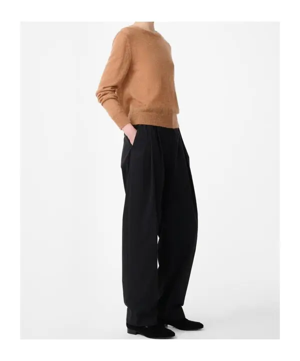 Studio Nicholson Long Sleeve Ribbed Knit Pullover