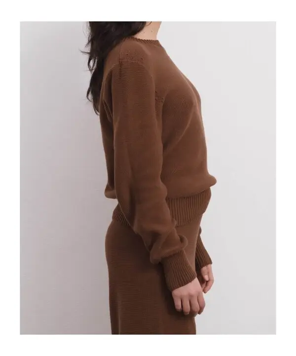 BASERANGE Long-sleeved Crewneck Sweater
