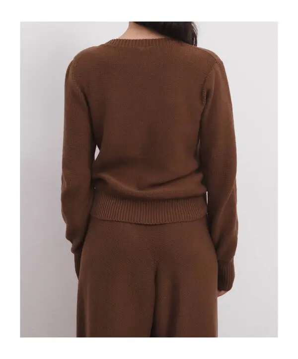 BASERANGE Long-sleeved Crewneck Sweater