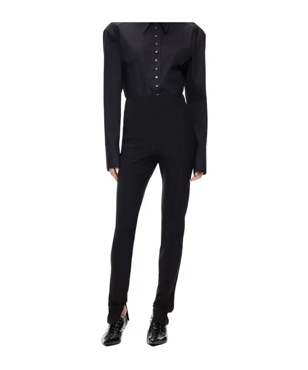 Pinko Seam-detail Slim-fit Trousers