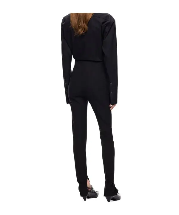 Pinko Seam-detail Slim-fit Trousers