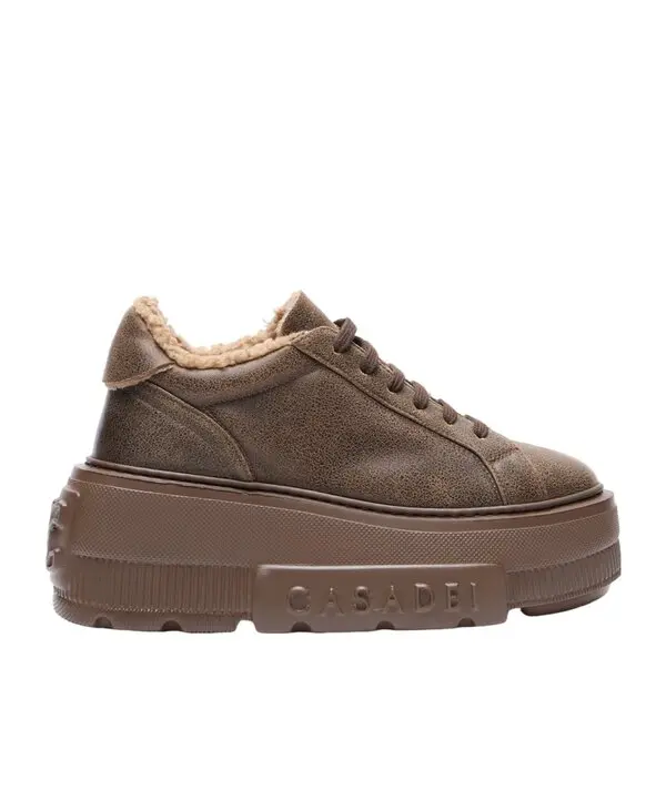 Casadei Nexus Platform Low-top Sneakers - Brown