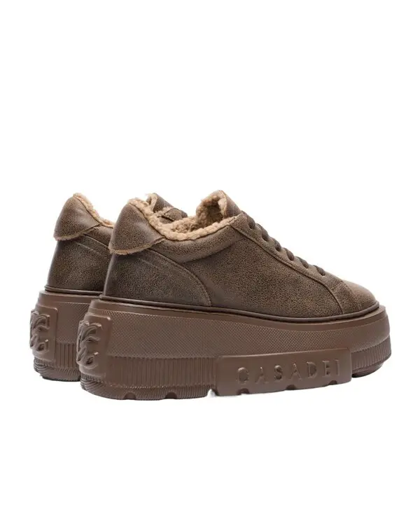 Casadei Nexus Platform Low-top Sneakers - Brown