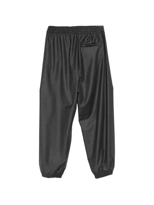 RÓHE Drawstring Elasticated Cuff Wool Trousers