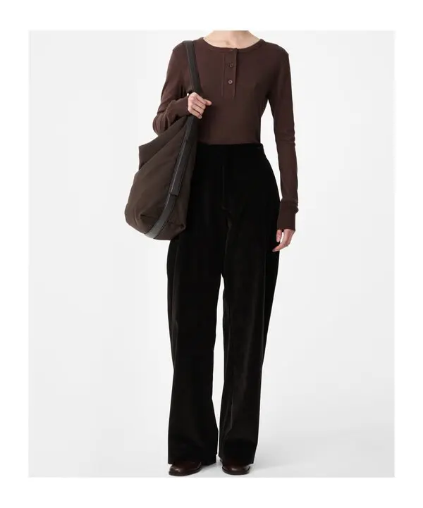 Studio Nicholson Long Sleeve Henley Knitwear