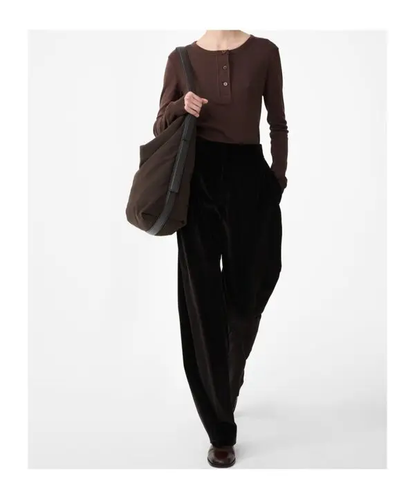 Studio Nicholson Long Sleeve Henley Knitwear