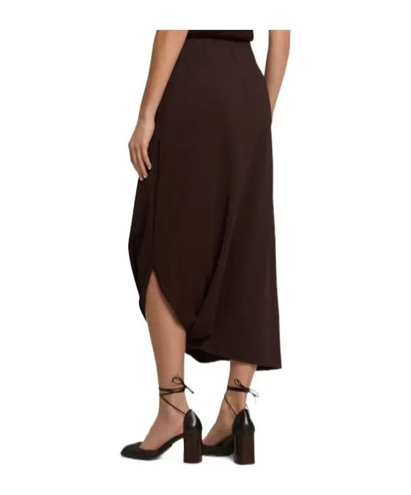 LEMAIRE Silk Viscose Interlock Twisted Hem Skirt