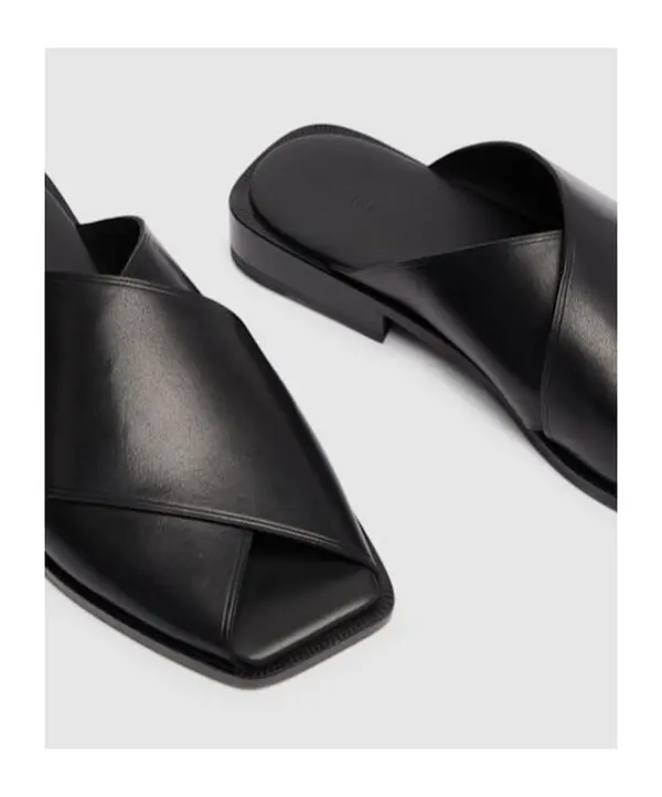 LEMAIRE Cross Flat Sandals