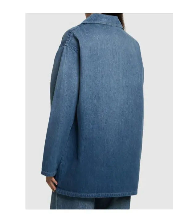 Auralee Collared Denim Shirt