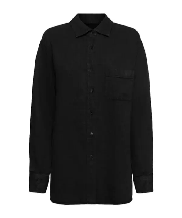 THE ROW Nesson Linen Long Shirt
