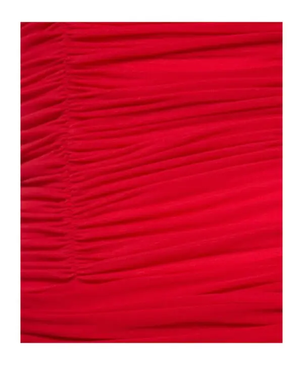 Magda Butrym Strapless Draped Jersey Long Dress
