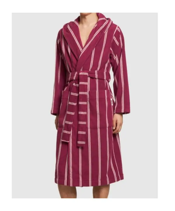 TEKLA Striped Bathrobe