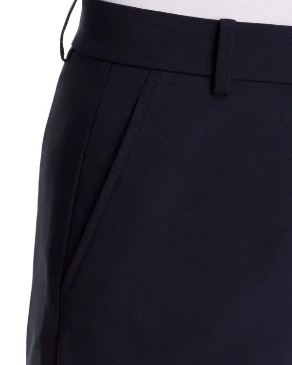 Theory Wool Stretch Back Pleat Classic Trousers