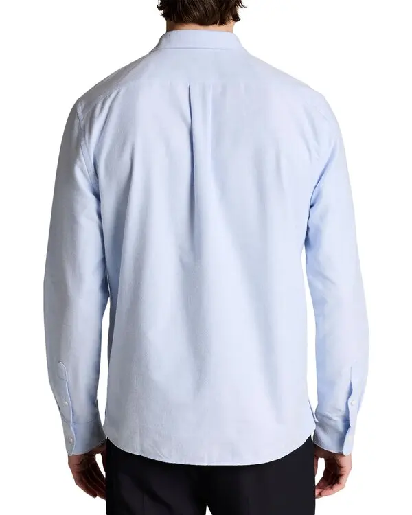 Vince Straight Fit Oxford Long Sleeve Button Down Shirt