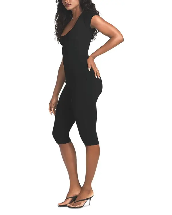 SKIMS Refined Knit High Wast Capri Pants - Onyx