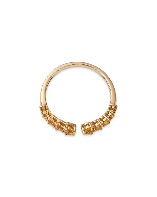 Bloomingdale'S Gemstone Open Ring In 14k Yellow Gold - Citrine