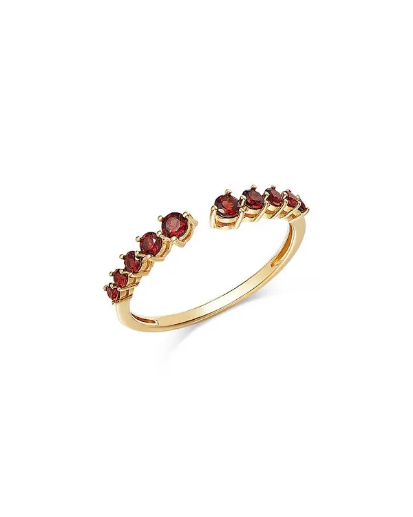 Bloomingdale'S Gemstone Open Ring In 14k Yellow Gold - Garnet