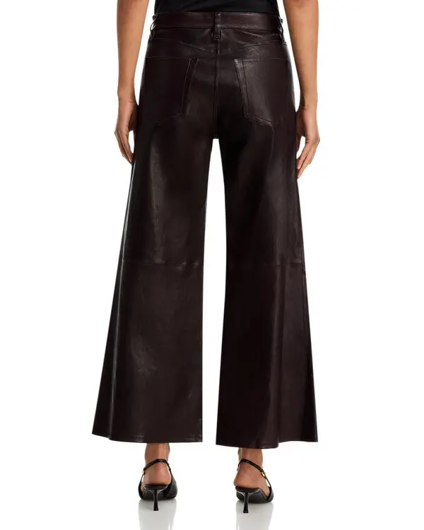 FRAME The Leather High Rise Swing Jeans
