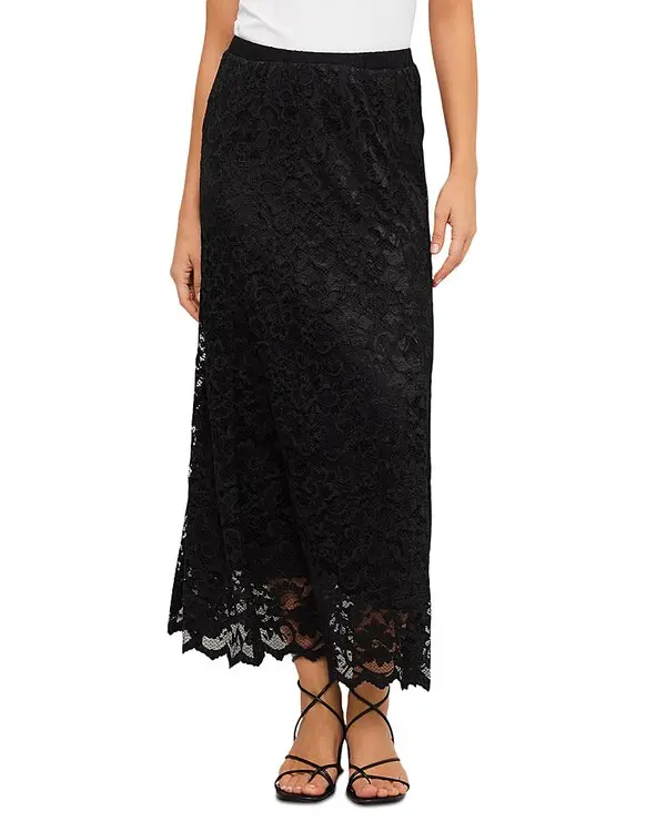 Karen Kane Petites Lace Midi Skirt