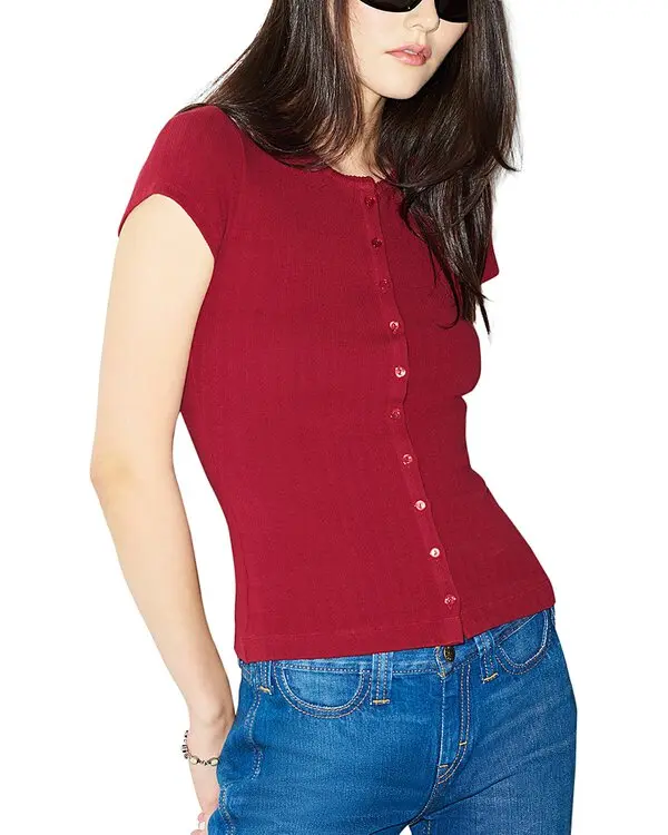 RE/DONE Emmy Short Sleeve Baby Tee