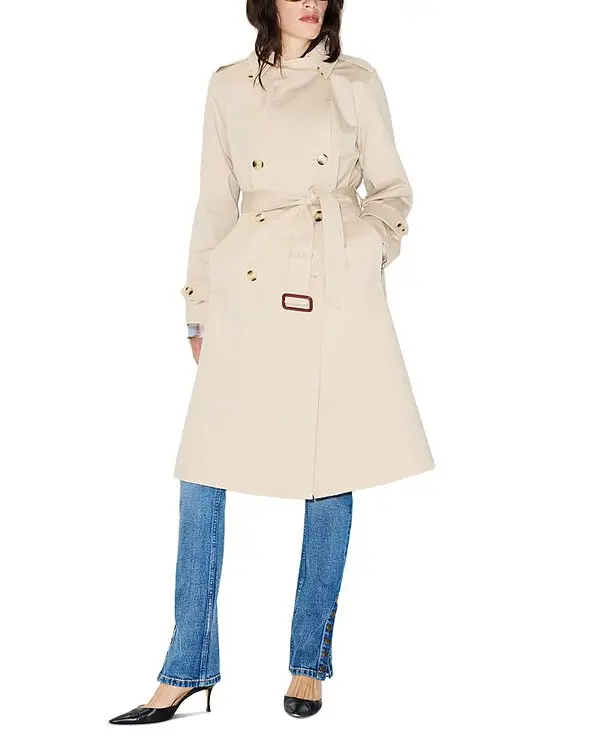 RE/DONE Cara Belted Trench Coat