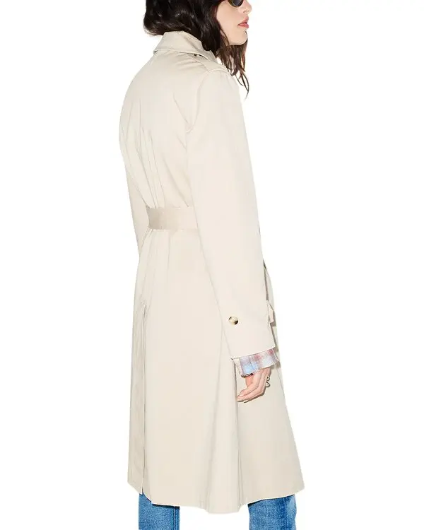 RE/DONE Cara Belted Trench Coat