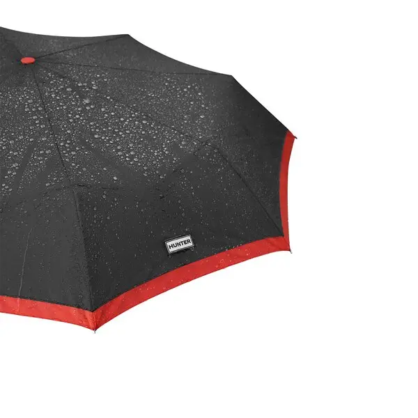 HUNTER LUGGAGE Hunter Double Sided Compact Umbrella - Black/hunter Logo