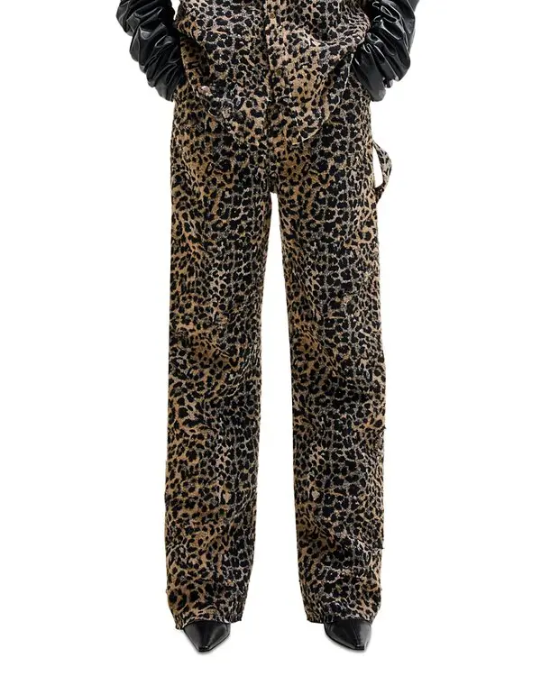 DARKPARK High Rise Loose Fit Printed Jeans