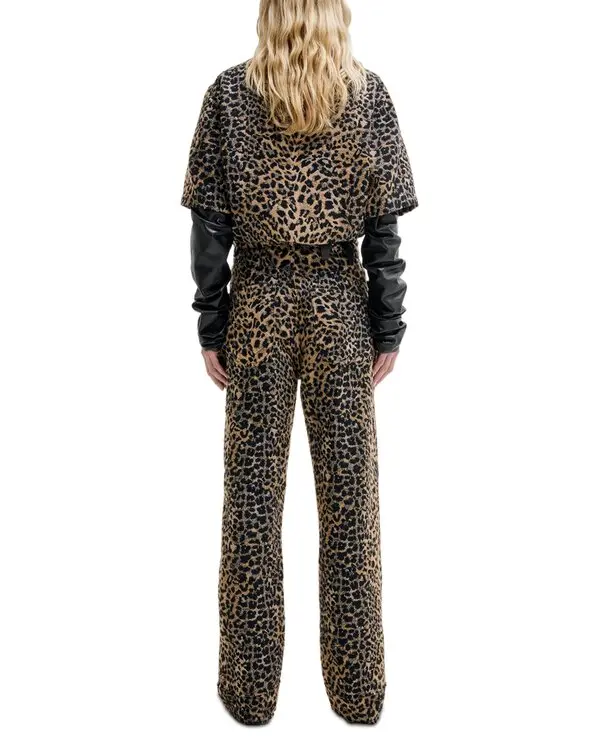 DARKPARK High Rise Loose Fit Printed Jeans