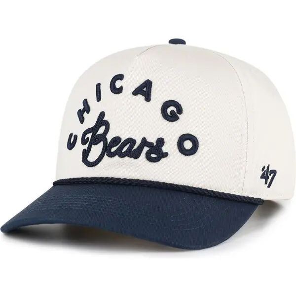 '47 Chicago Bears Rope Script Hitch Adjustable Hat
