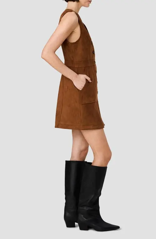 French Connection Laney Faux Suede Minidress