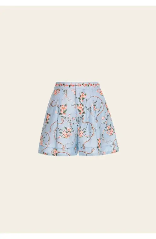 Agua Bendita Maratea Navegante High-waisted Printed Shorts
