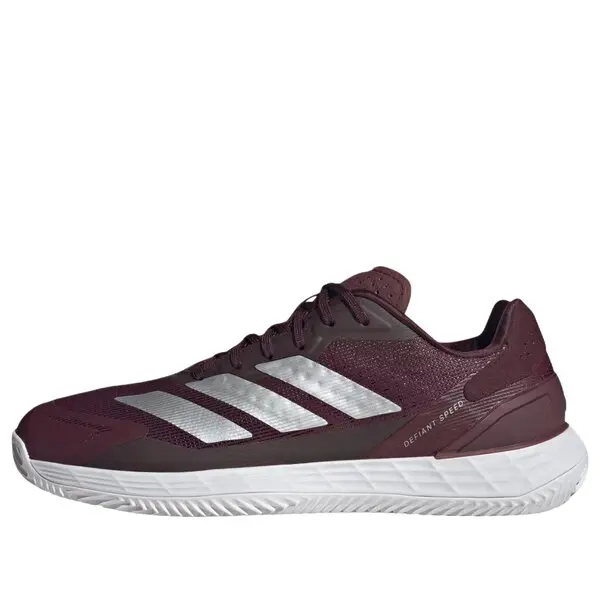 Adidas Defiant Speed 2 Clay Tennis Sneakers - Maroon/cloud White/tech Grey Metallic