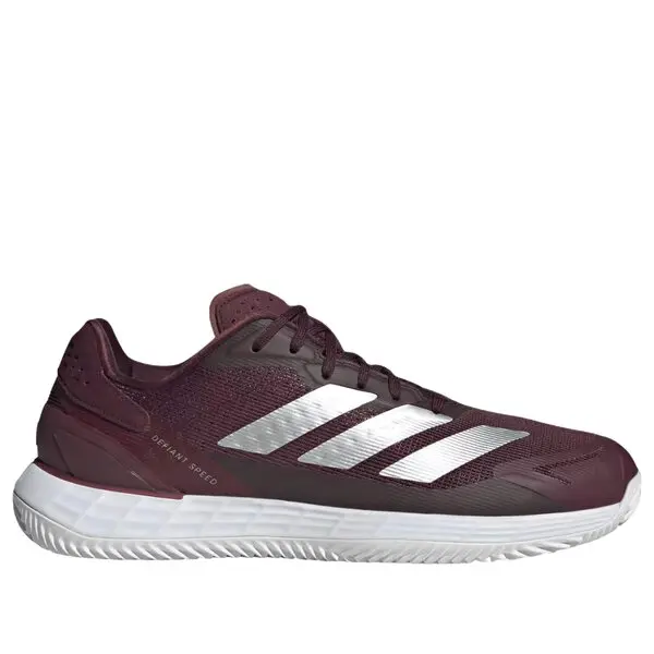 Adidas Defiant Speed 2 Clay Tennis Sneakers - Maroon/cloud White/tech Grey Metallic