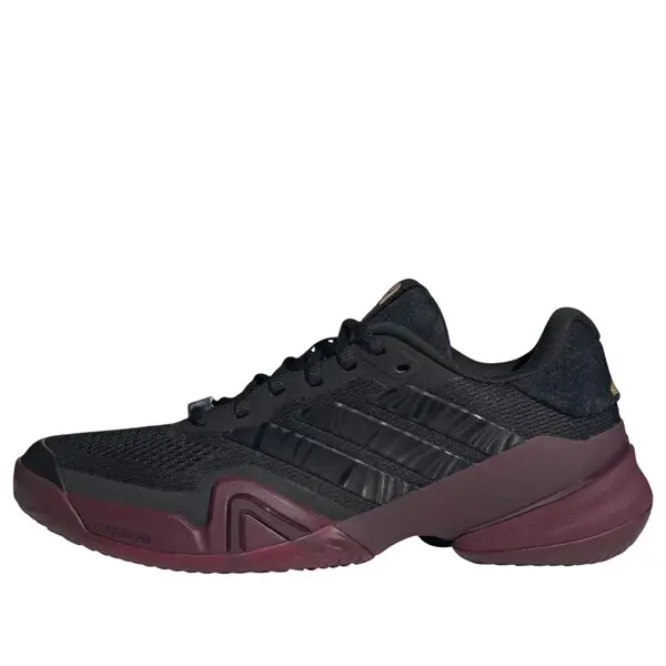 Adidas Barricade Tennis Sneakers - Core Black/core Black/maroon