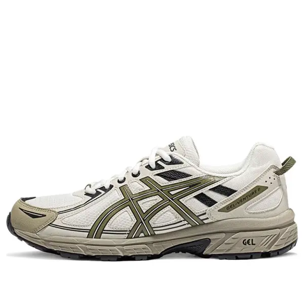 Asics Gel-venture 6 Athletic Shoes - White/green